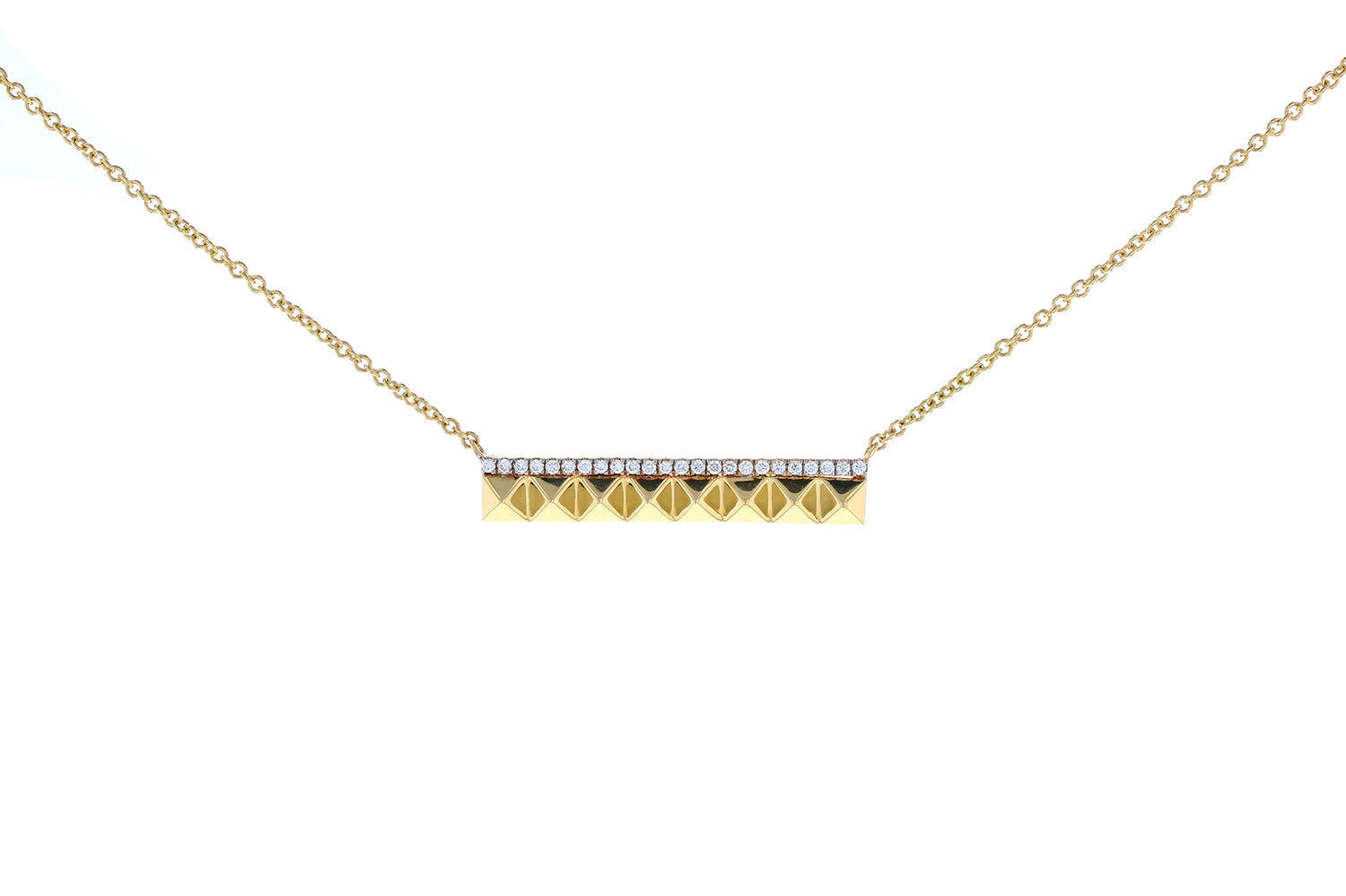 Giza Diamond Bar Necklace – Concierge Diamonds