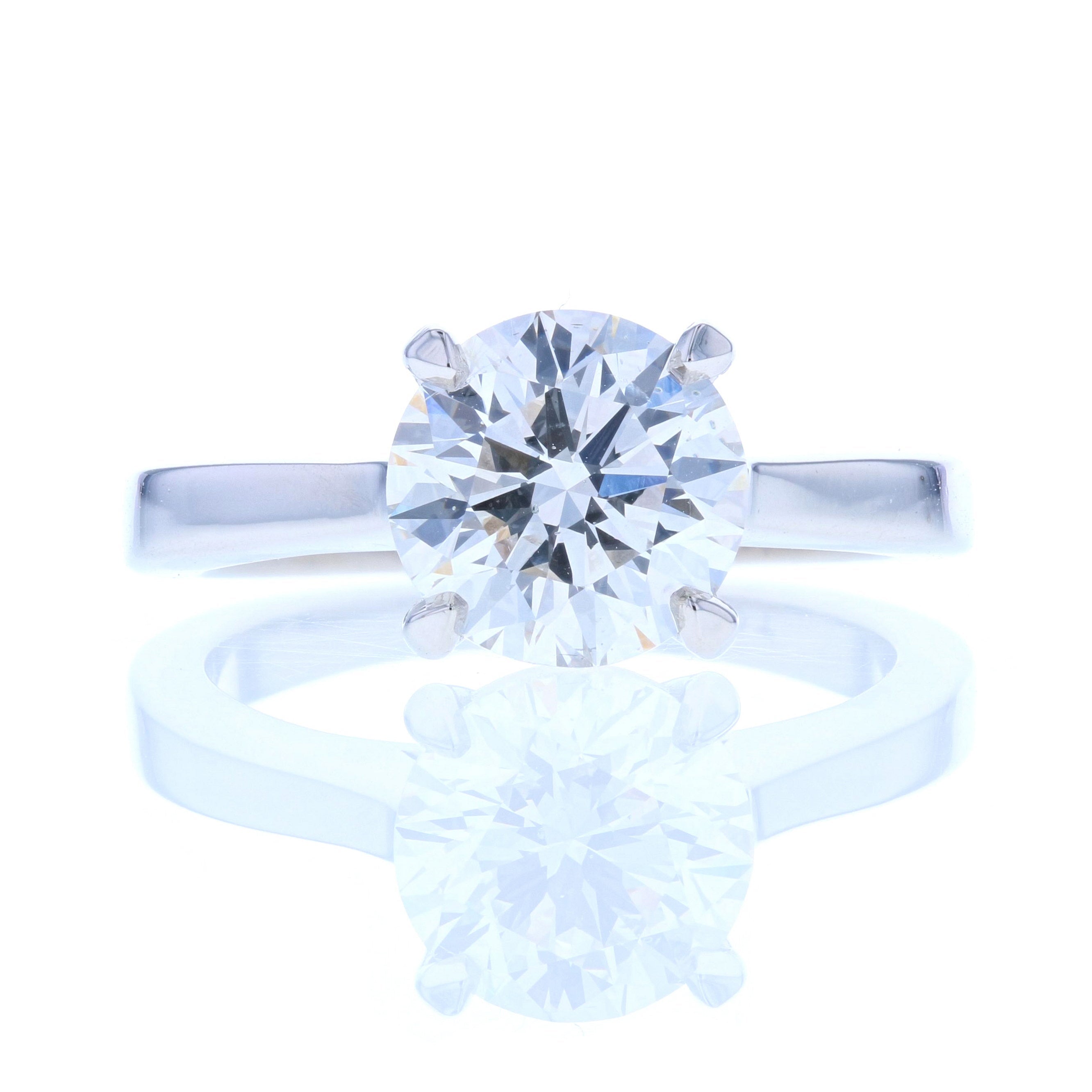 Round Cut Solitaire Diamond Engagement Ring – Concierge Diamonds